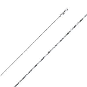 TGDJ | Accessories | 4k 1mm Diamond Cut Square Wheat Chain 24 | Poshmark